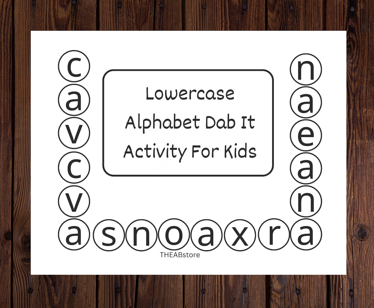 26 Lowercase Alphabet Dab It With 1 Cover Page ,26 Printable Alphabet ...