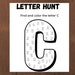 Letter Hunt, Preschool Games, Alphabet Games, Alphabet Activity - Etsy