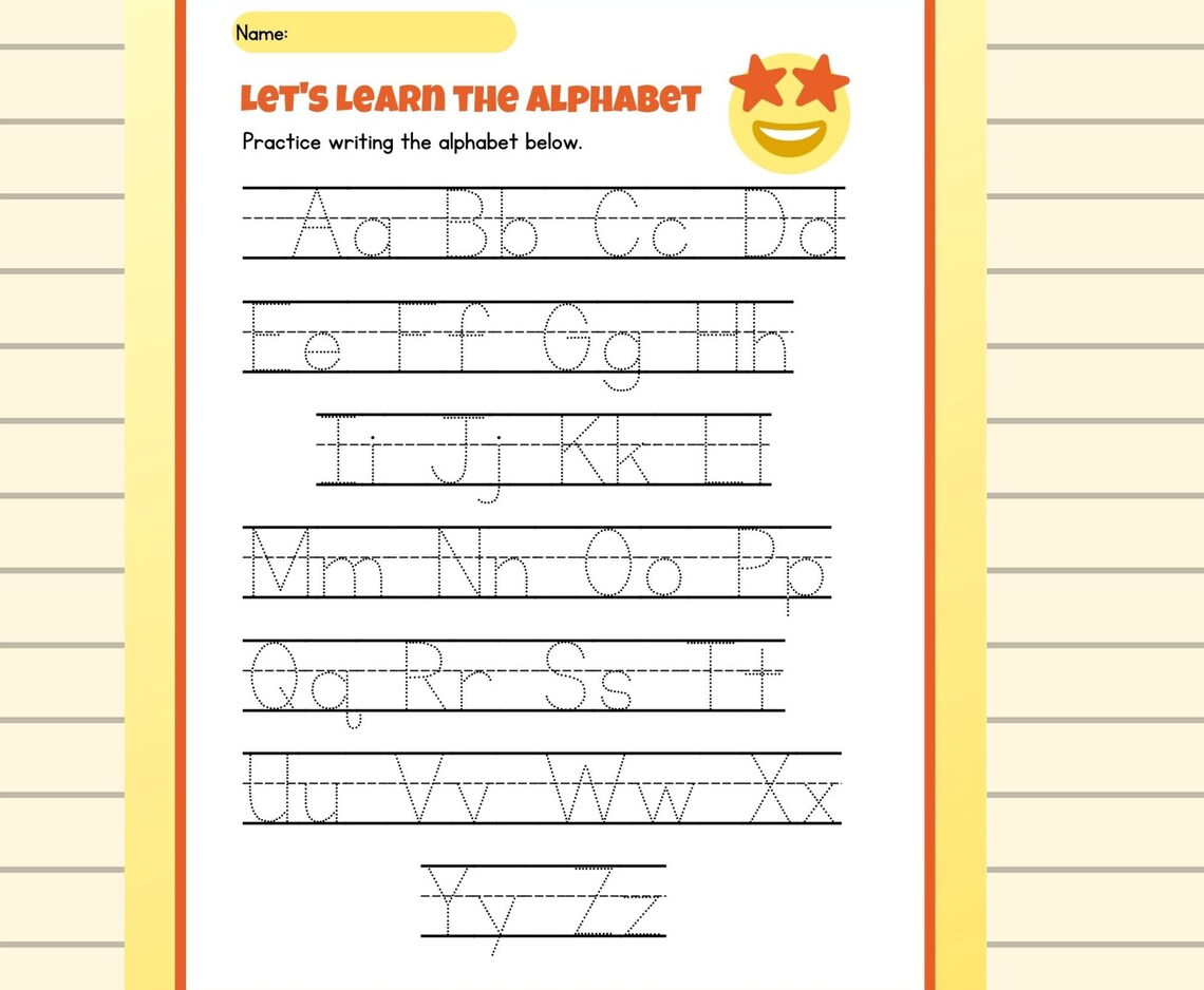 Alphabet Worksheets - Printable - Tracing - Coloring - Homeschool ...