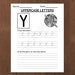 26 Printable Trace the Alphabet Worksheets. Preschool-kdg Phonics,trace ...