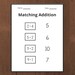 1 to 10 Matching Addition Worksheets 10 Add and Match Fun - Etsy