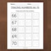 51 to 100 Number Tracing Worksheets, Traceable Numbers, Preschool ...