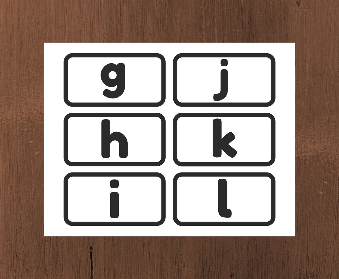 26 Printable Uppercase Alphabet Flashcards. Preschool-kindergarten ...