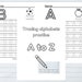 Alphabet Tracing, Worksheets, 26 Printable Uppercase, Preschool ...