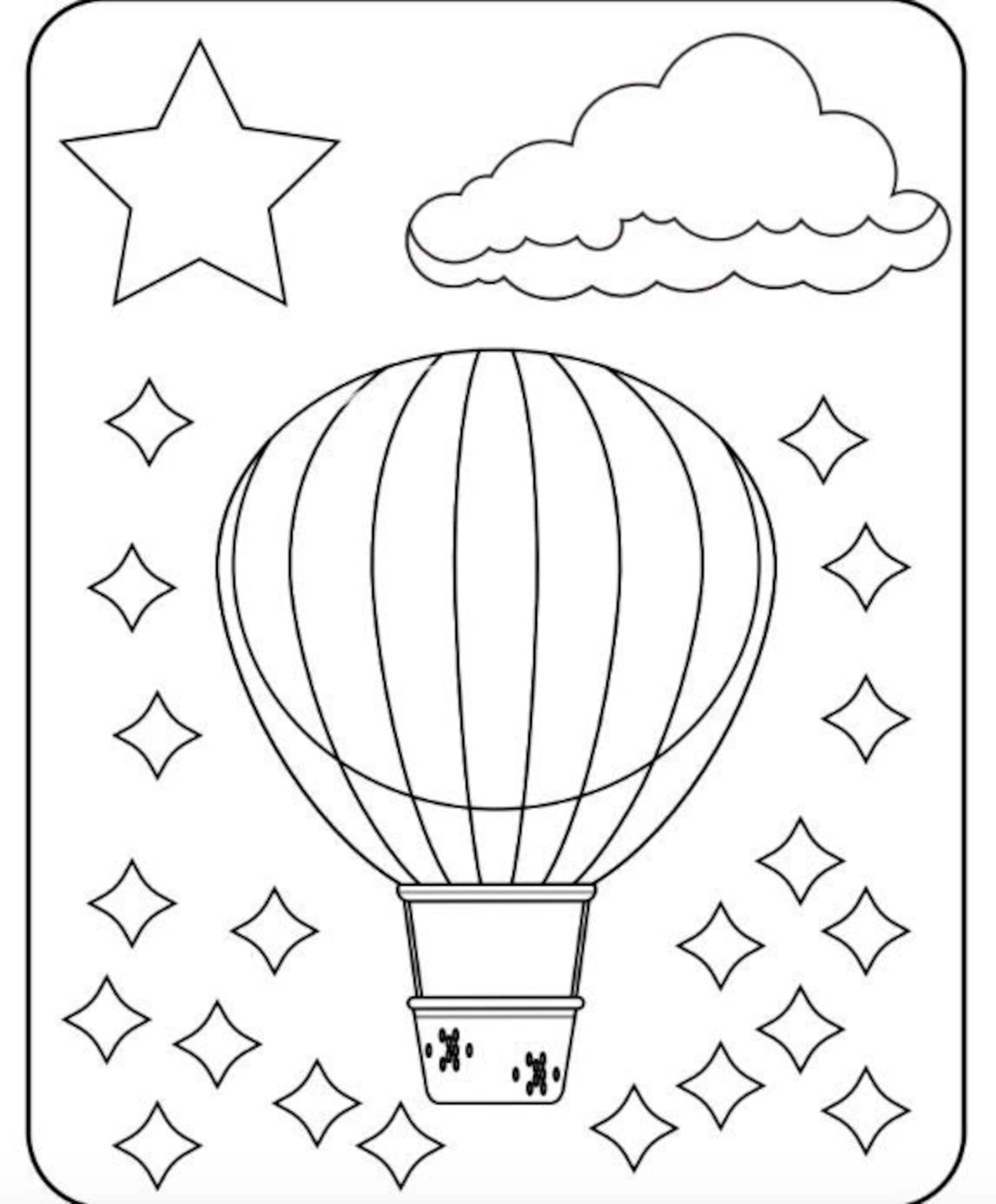 Kids Coloring Pages/book, 20 Pages, PDF File, Kids Party Favors ...