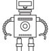 Digital Coloring Book- Robots - Etsy