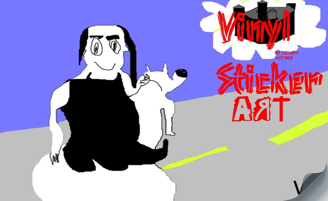 ELFRIC THE UNWISE Vinyl Art Sticker by Andrew Watkins Decal Phone ...