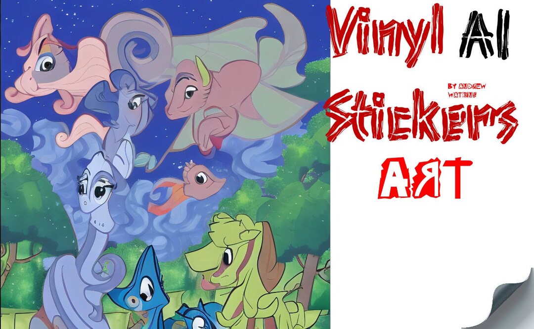 Pokemon Fakemon Chibi Toys Kawai Vinyl AI GENERATED Sticker by - Etsy