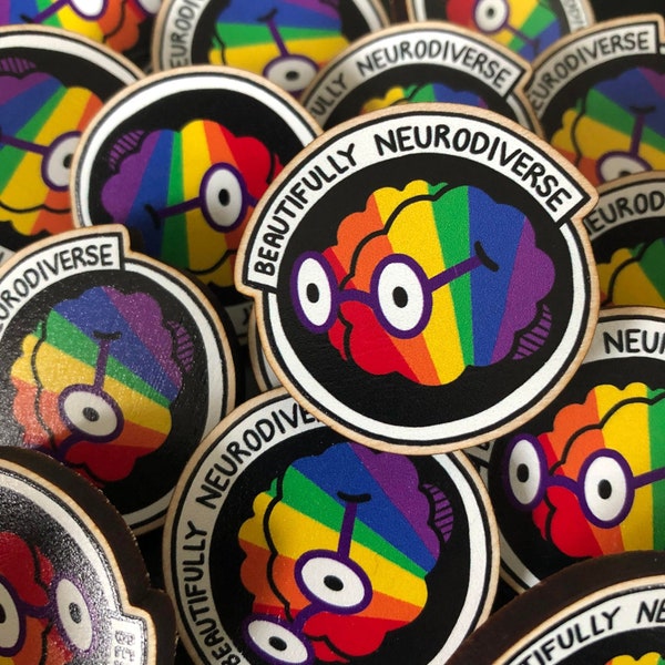 Neurodivergent Pin - Etsy