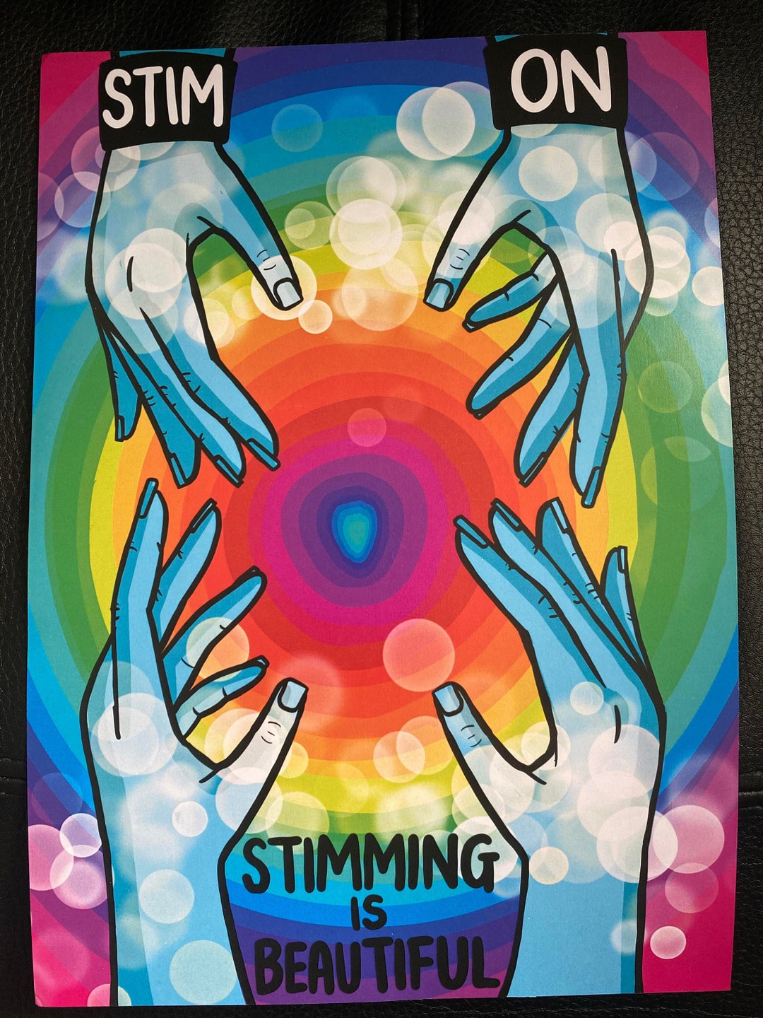Stimming is Beautiful Poster: A4 Print Poster Anxiety - Etsy