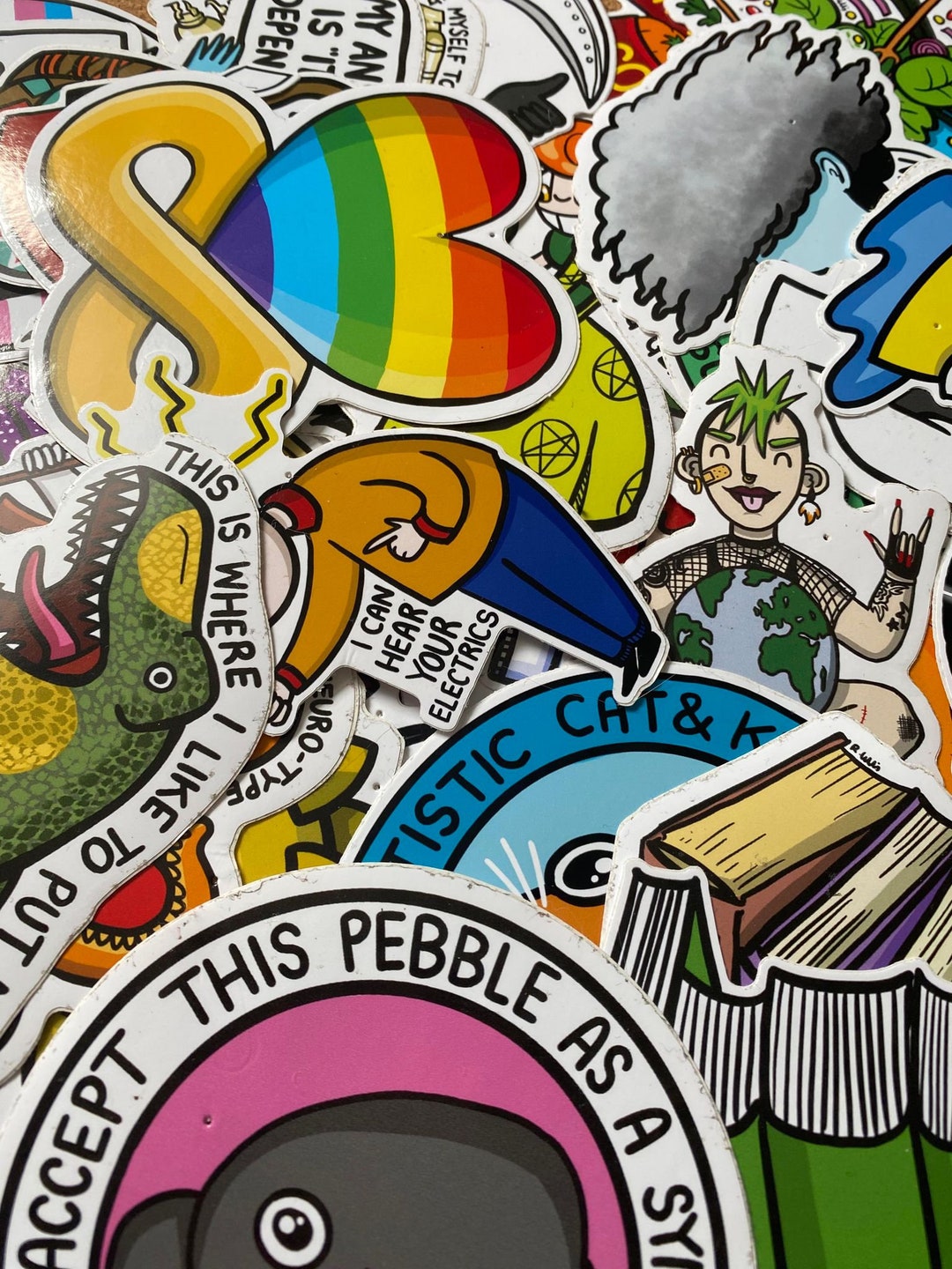 The Custom Sticker Pack (PICK ANY 5): Vinyl, Sticker, 10cm ...