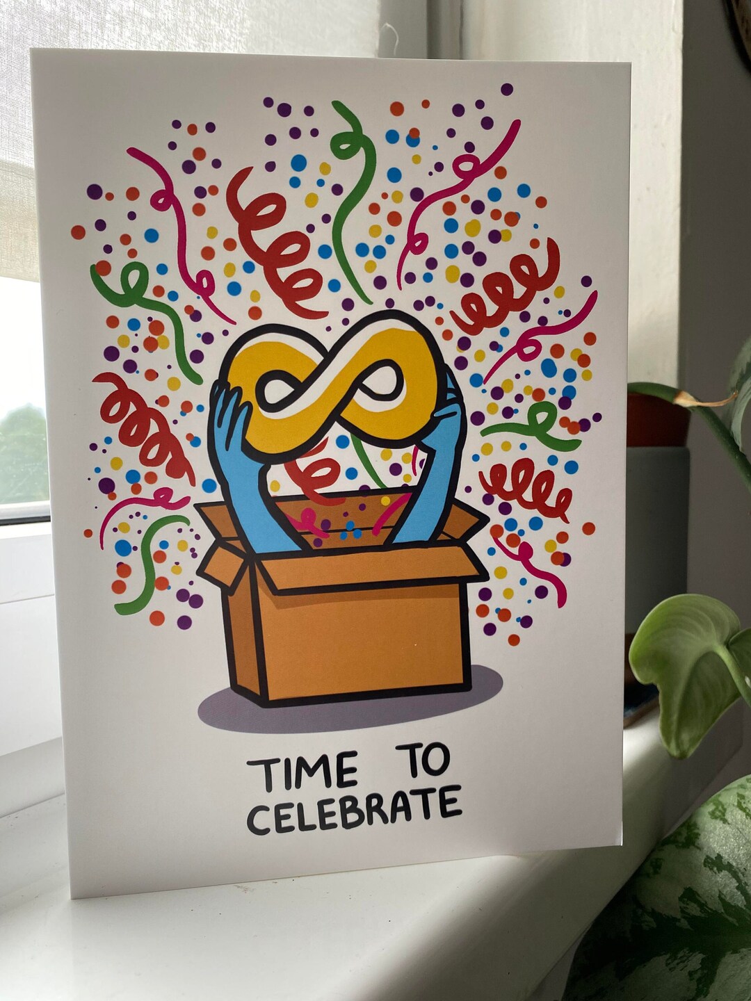 Neurodiversity Positive Card A5 Card and Envelope blank: - Etsy