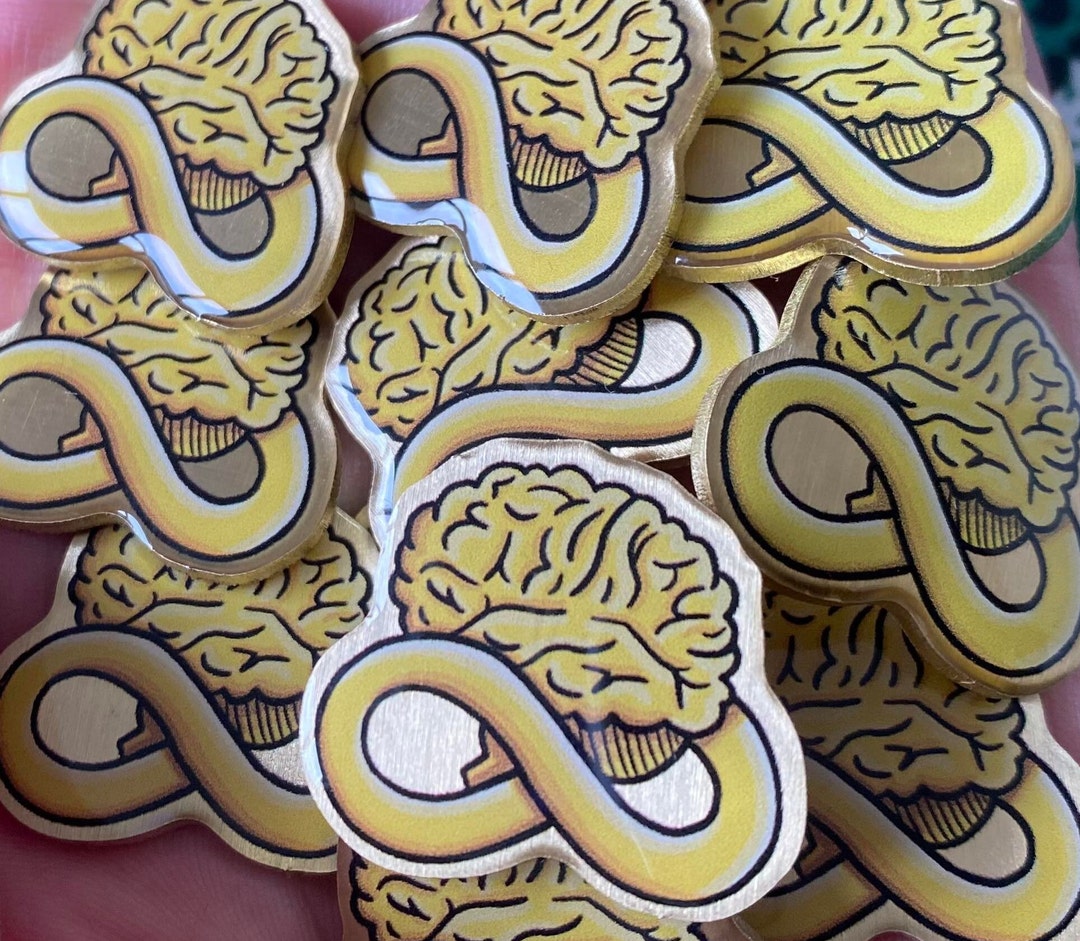 The (smaller) Pride Pin: Metal Badge, Badge, Neurodivergent, Pride ...