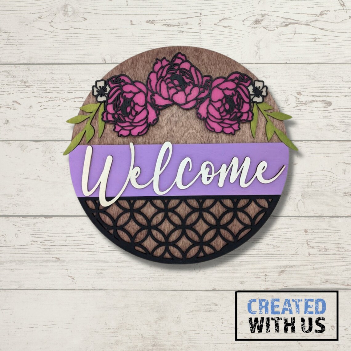 3D Welcome Sign - Roses - Etsy