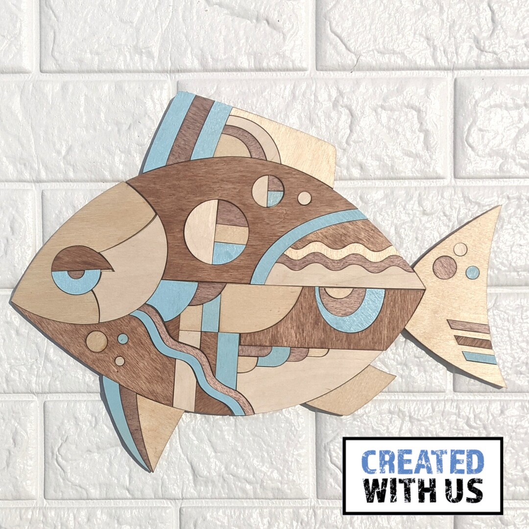 Art Deco Fish Wall Art - Etsy