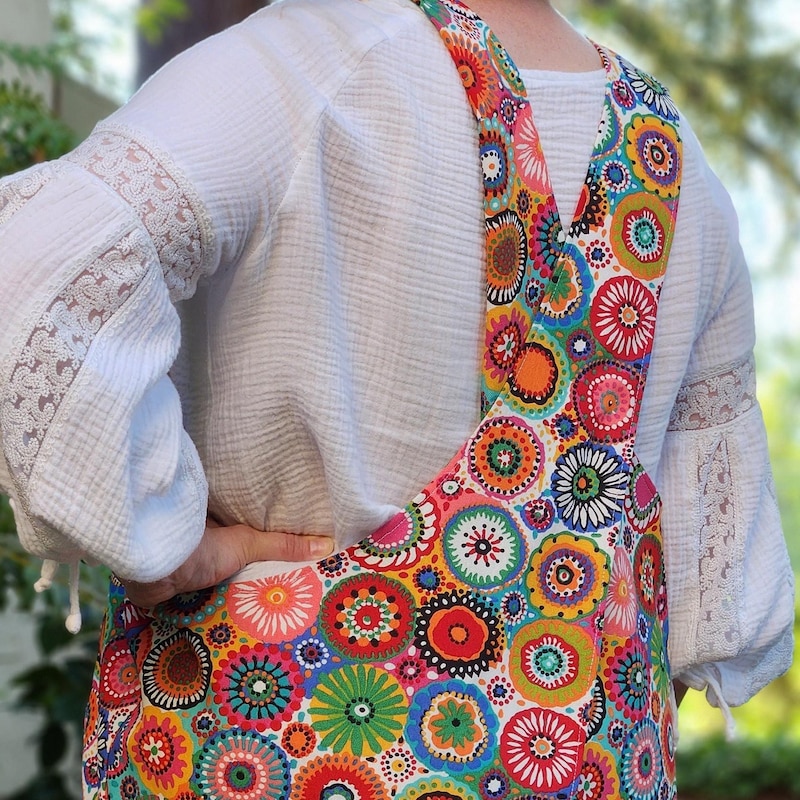 Cross Back Apron Pattern - Etsy