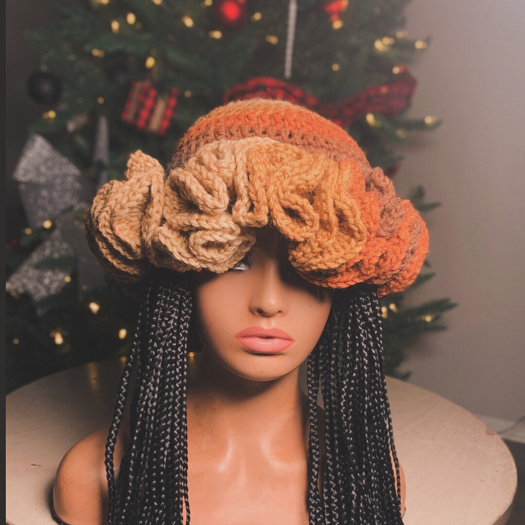 Crochet Ruffle Hat PATTERN - Etsy
