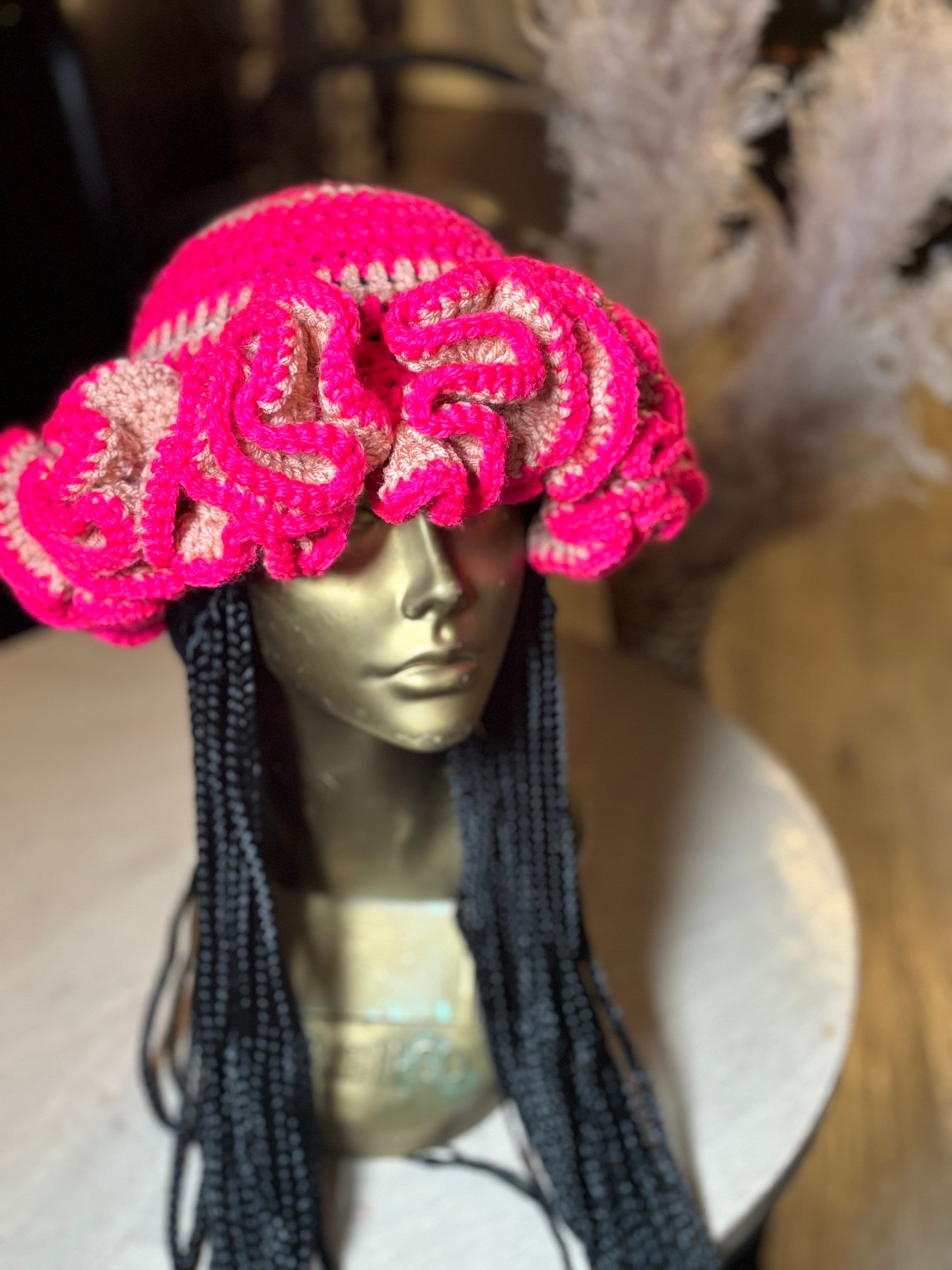 Crochet Ruffle Hat PATTERN - Etsy