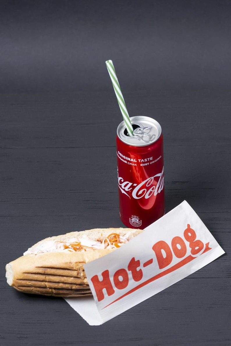 Hot Dog Wrapper Sleeves - Paper Hot Dog Bags - Compostable Packing ...