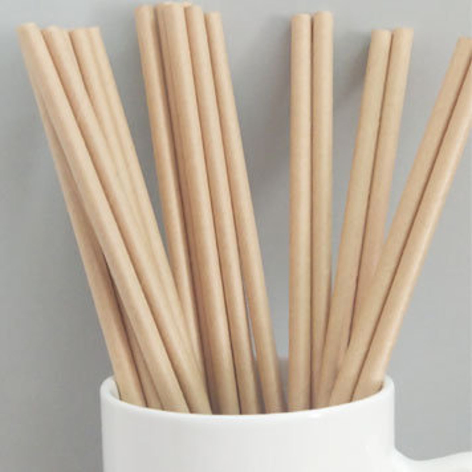 Craft Paper Straw - Brown Drinking Straw - Brown Cocktail Straw ...