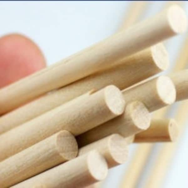 Wooden Round Sticks - Etsy