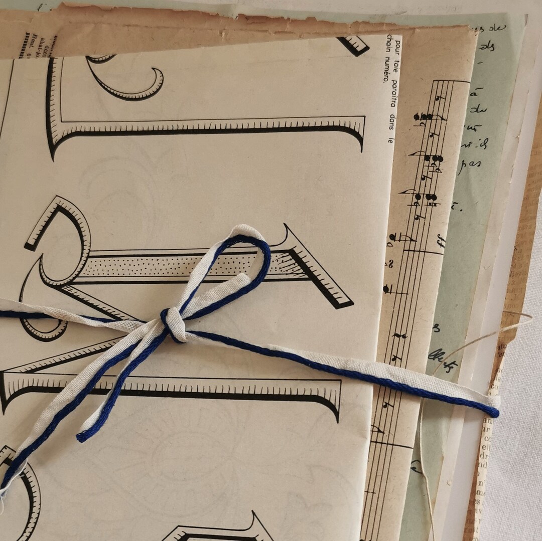 Bundle of 22 Large Documents, 1880s, 1900s, Authentic French, Ephemera ...