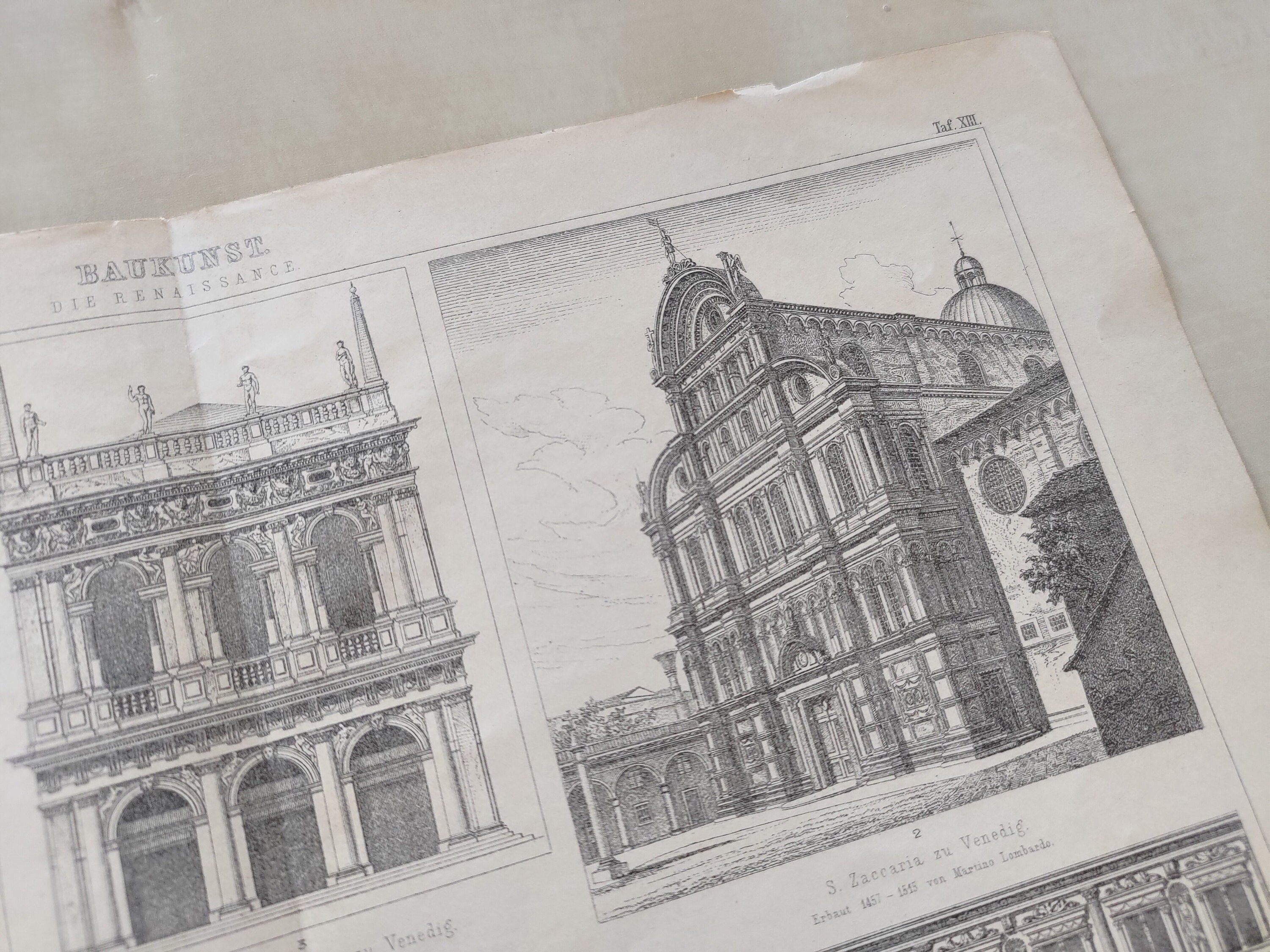 Architecture 1875 | Original Lithograph From Old Reference Book From ...