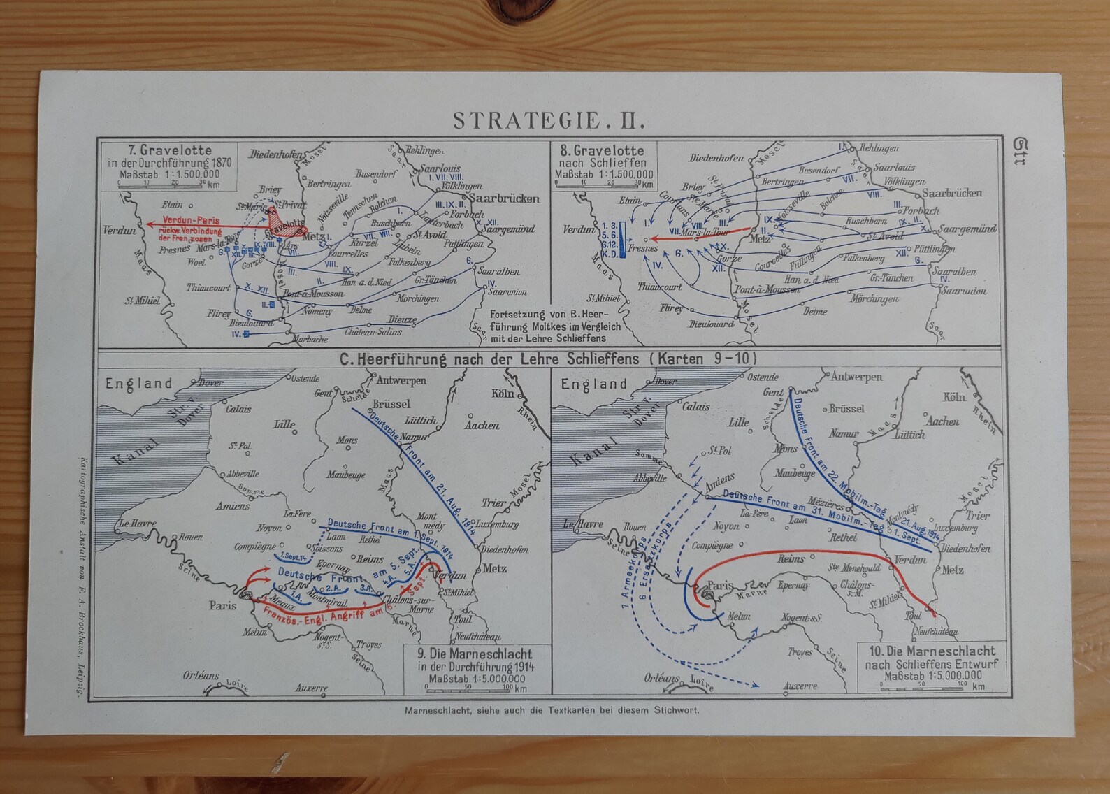 Army Command Strategy 1923 | Original Picture Print From Old ...
