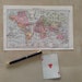 World Map 1923 | Original Picture Print From Old Encyclopedia From 1923 ...