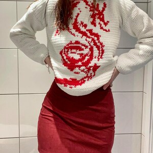 Heart of Fire Sweater - Crochet Pattern - Etsy