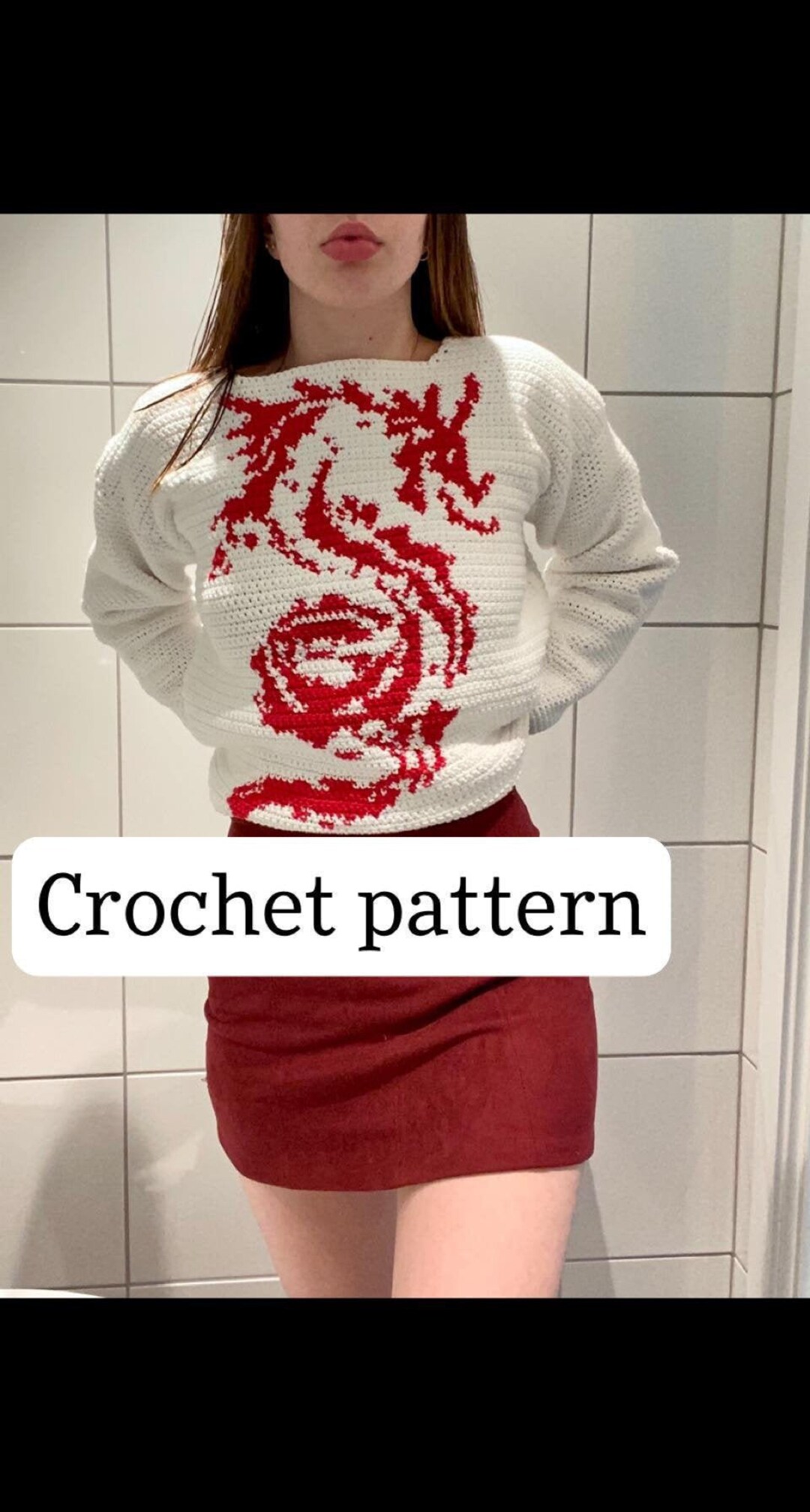Heart of Fire Sweater - Crochet Pattern - Etsy