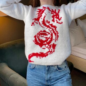 Heart of Fire Sweater - Crochet Pattern - Etsy
