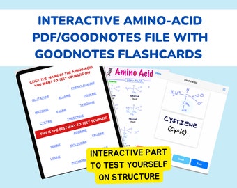 MCAT Amino Acids Cheat Sheet (Download Now) - Etsy