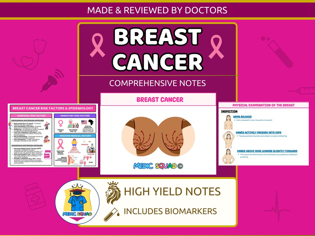 Breast Cancer Notes for Medical and Nursing Students: Biomarkers ...