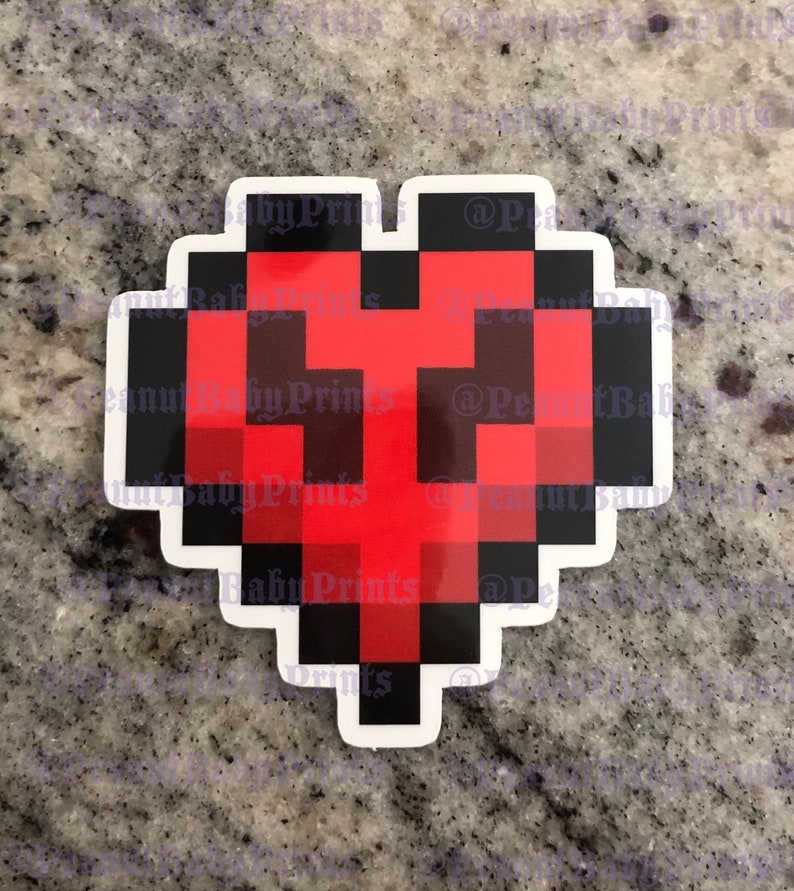 Heart Philza Minecraft 2 X 2 Glossy Vinyl Sticker - Etsy