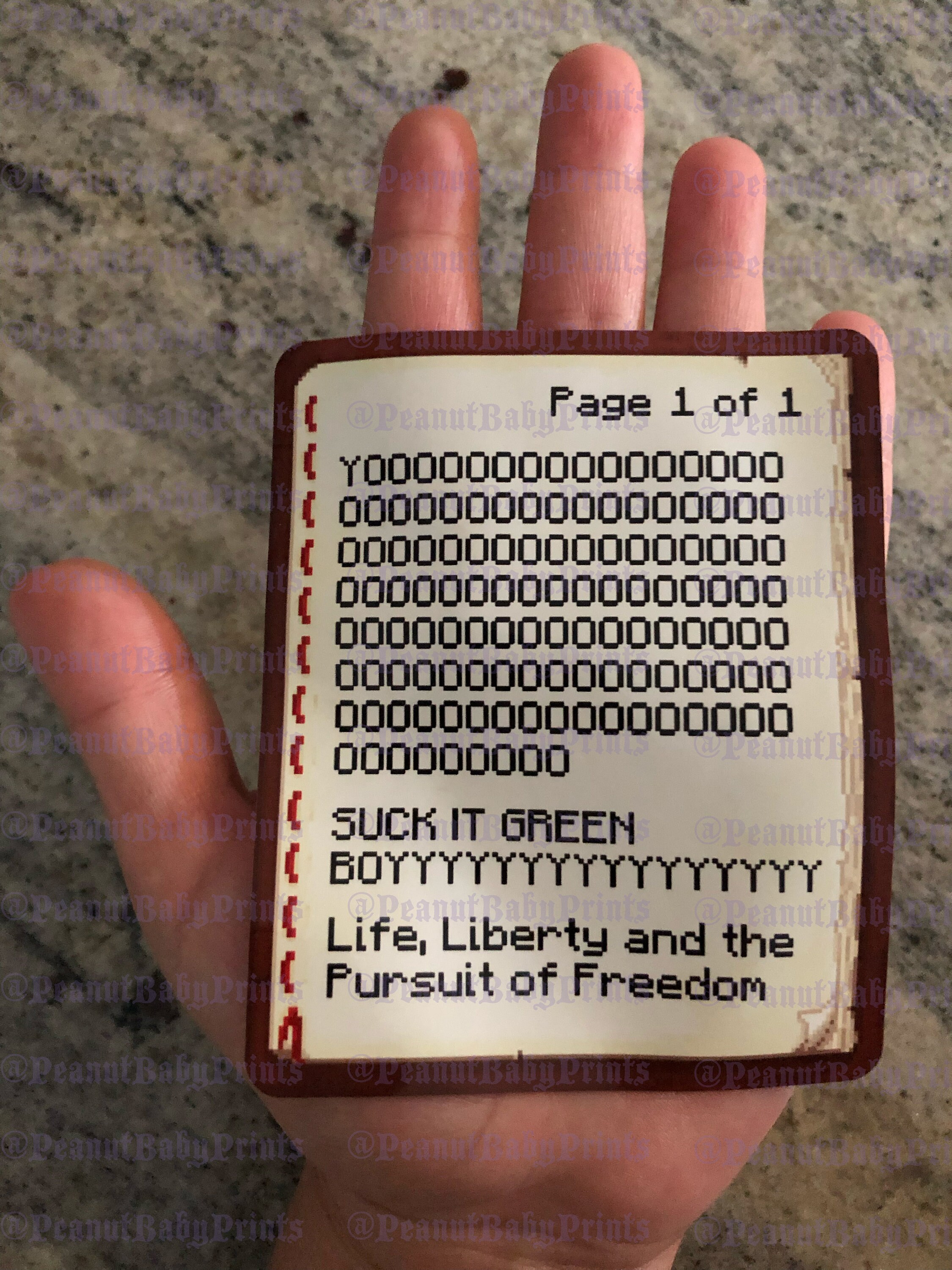 L'manberg Independence Book Wilbur Soot Quote Dream SMP Vinyl Static ...