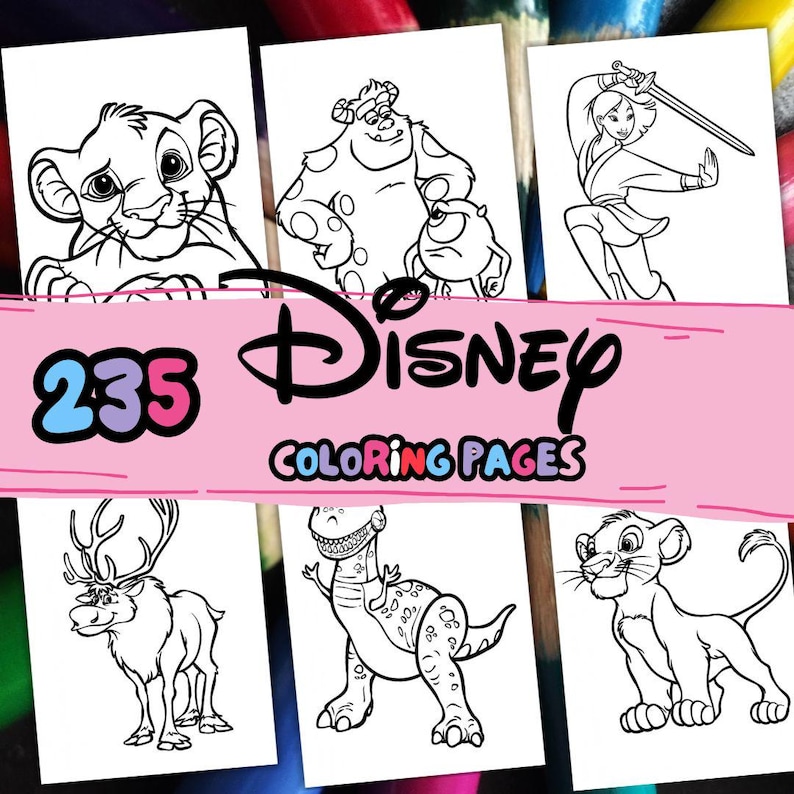 235 CARTOON MIX Coloring Pages, Characters Coloring Pages for Kids ...