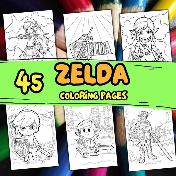 Zelda Kid Activities - Etsy