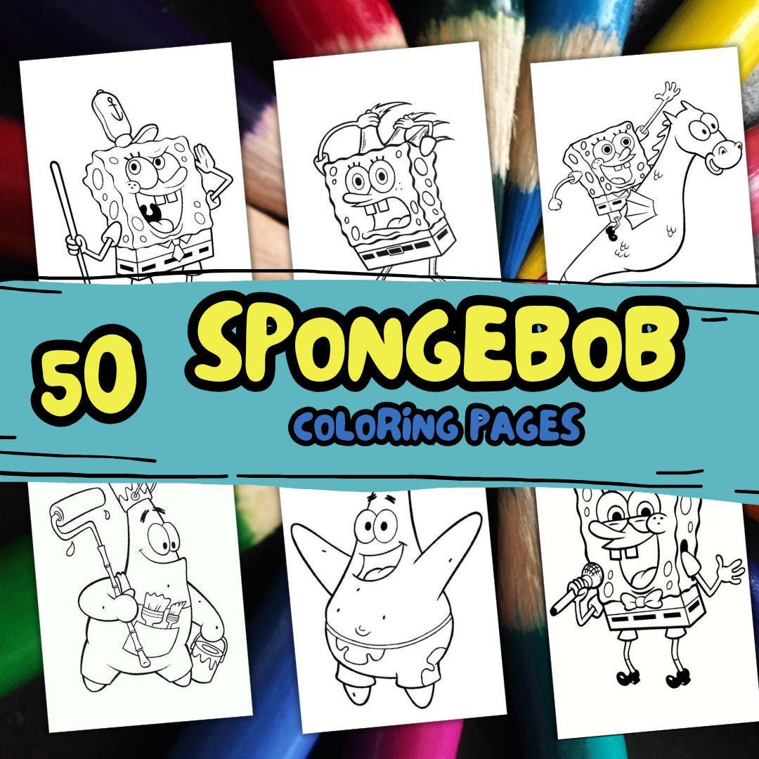 50 Coloring Pages for Kids, Kids Cartoon Characters Coloring Sheets ...