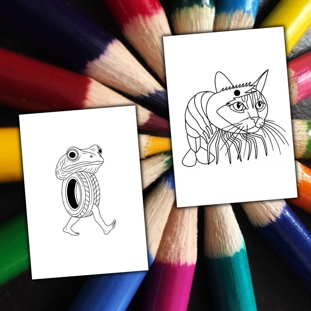 60 Italian Brainrot Animals Coloring Page, Kids Cartoon Characters ...
