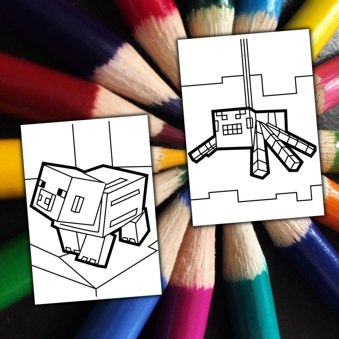 105 Video Game Coloring Page, Kids Cartoon Characters Coloring Sheets ...
