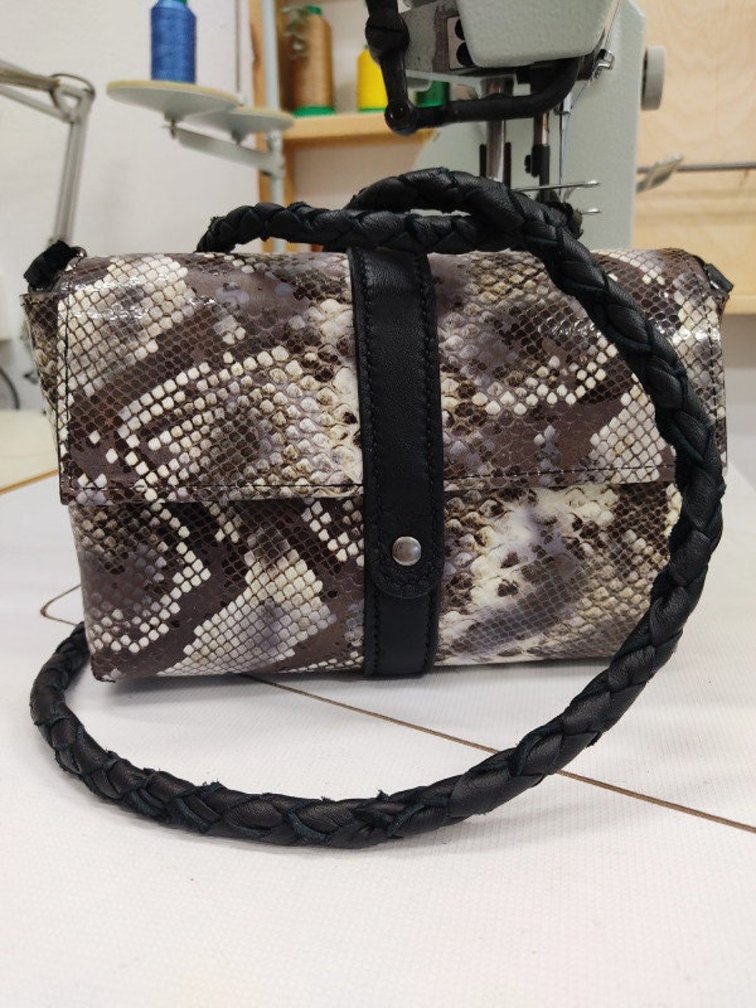 Snake Belt Bag Leather Funny Pack Crossbody Bag Waist Bag - Etsy