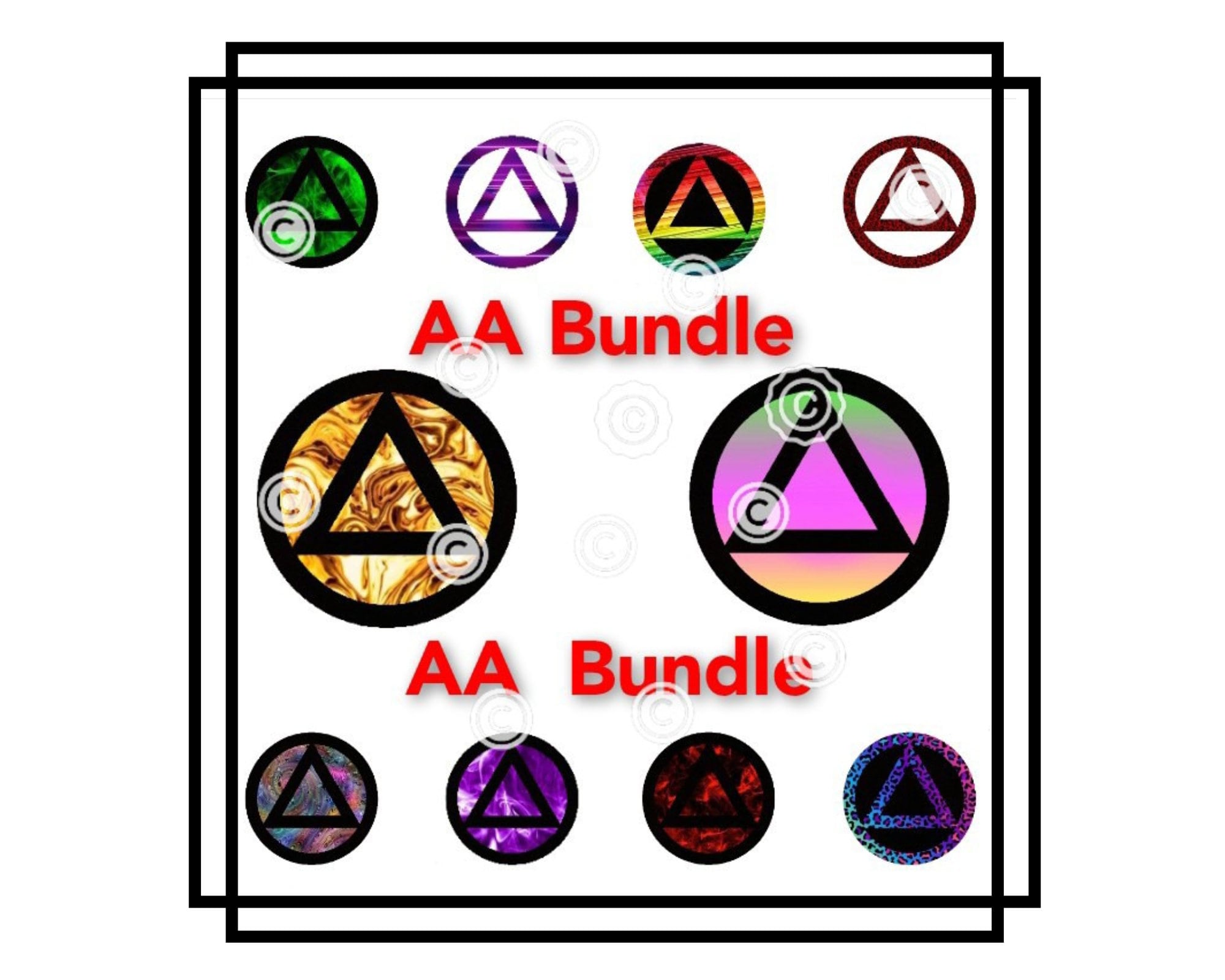 Alcoholics Anonymous Logo Tattoo