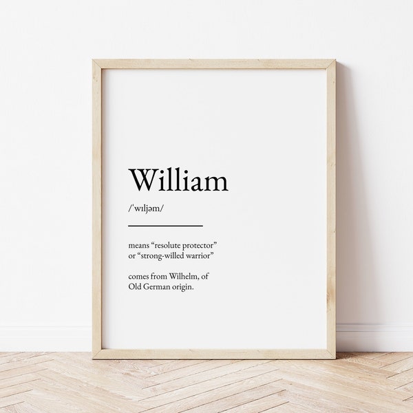 William Name Signs - Etsy