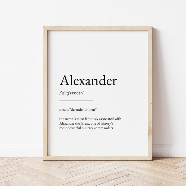 Name Meaning Art - Etsy