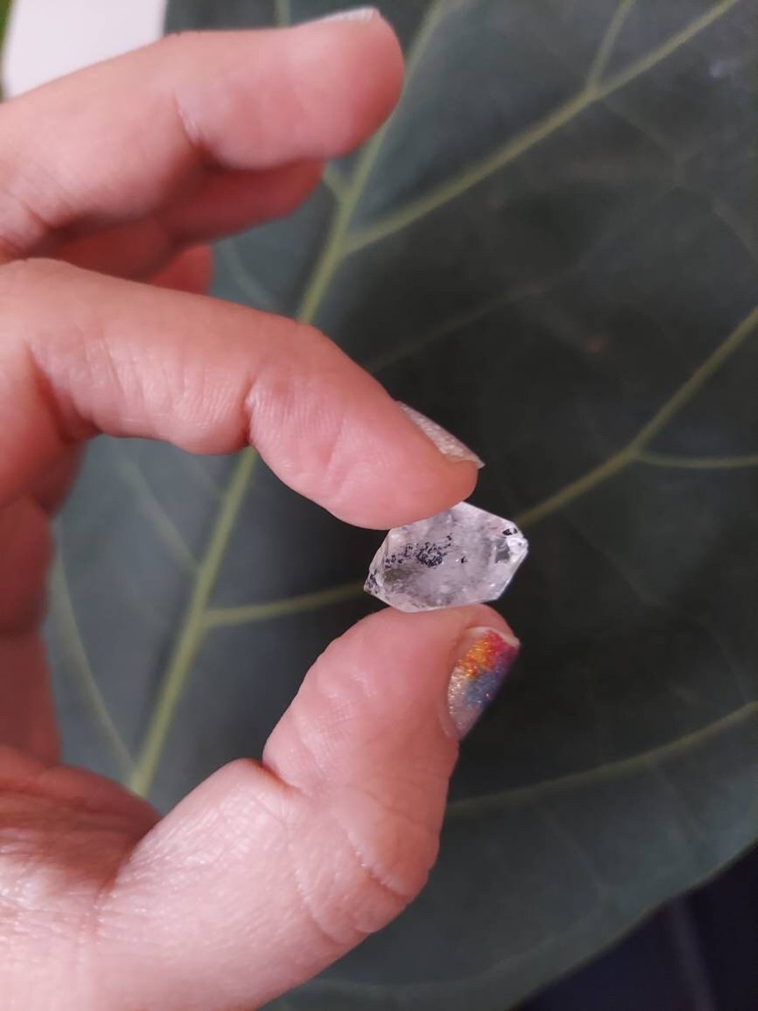 Herkimer Diamond Double Termination Double Point Crystal / Natural Raw ...