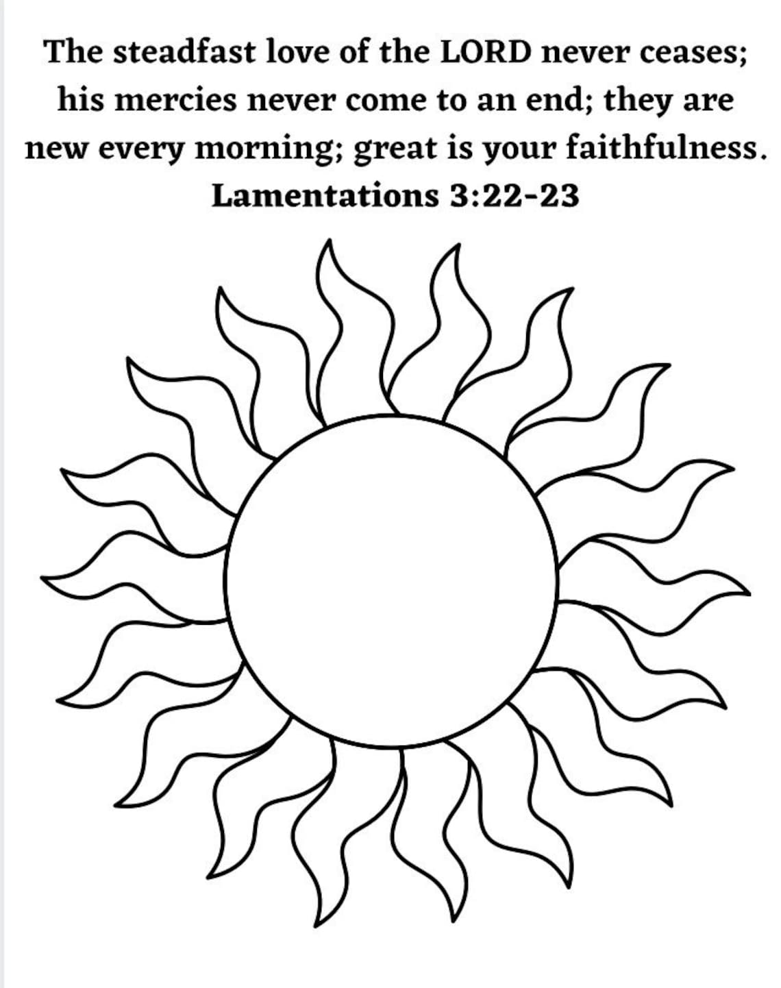 Children's Sunday School Worksheets and Activities - Etsy