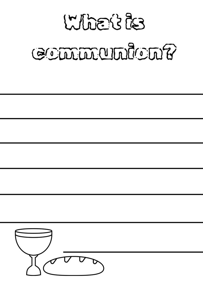Sunday School Activity Sheets - Etsy