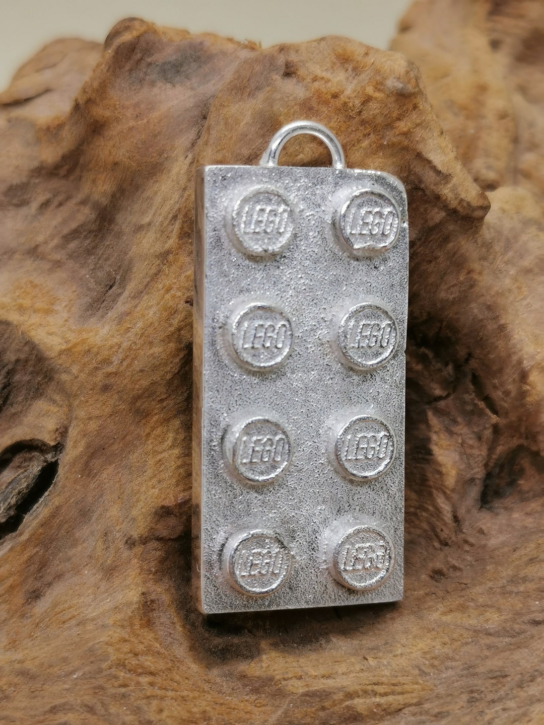Solid Sterling Silver Hallmarked Hand Cast Lego Piece Pendant. - Etsy