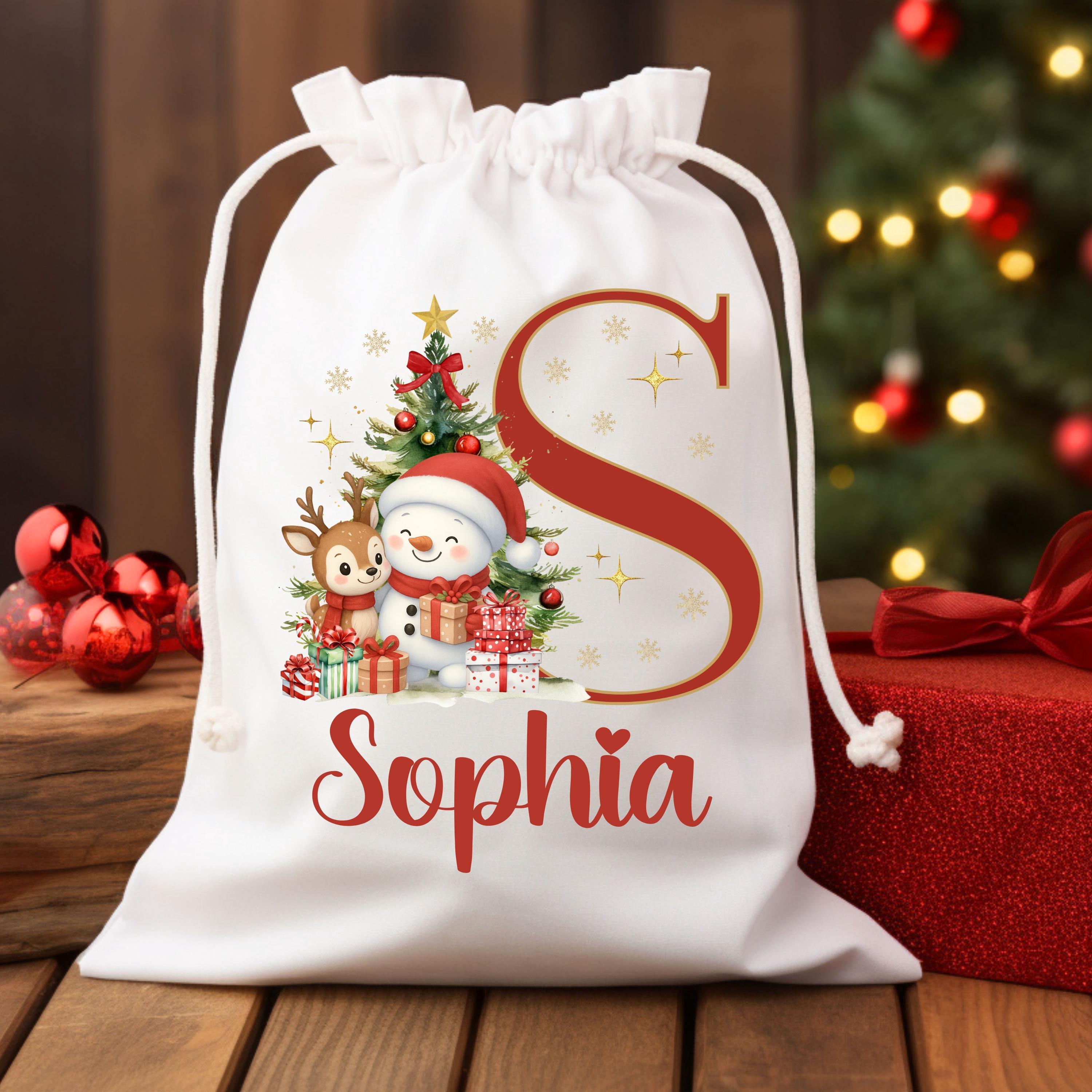 Christmas Alphabet PNG, Santa Initial Letter PNG, Xmas Ornament Png ...